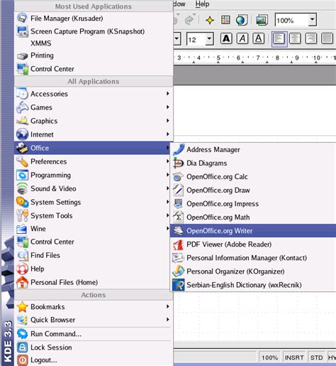 Poglavlje OpenOffice Org Calc