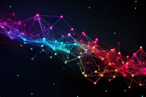 Abstract Background Functions Of Complex Networks Stock Illustration Illustration Of Science