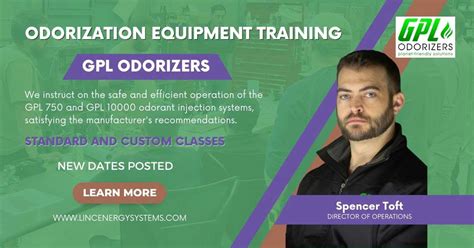 Odorization Equipment Training Linc Energy Systems