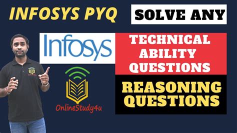 Infosys Technical And Reasoning Ability Questions Infosys Previous Year Questions Youtube