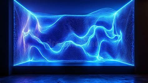 Blue Light Wave Live Wallpaper Stock Illustration Illustration Of Background Universe 374025101