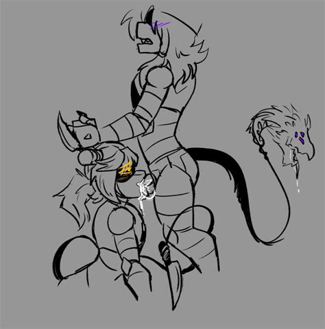 Rule 34 2d Alice Murder Drones Blowjob Cum Cum In Mouth Cum Inflation Cumflation Dickgirl