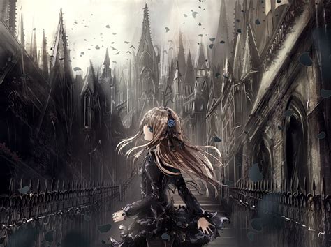 Gothic Anime Girl Wallpapers Wallpaper Cave