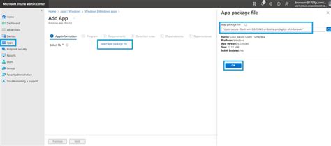 Provision Secure Client Umbrella Roaming Security Via Ms Intune Cisco