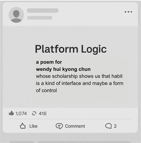 Platform Logic