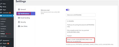 How To Add Unsubscribe Link In Emails Email Subscribers Icegram