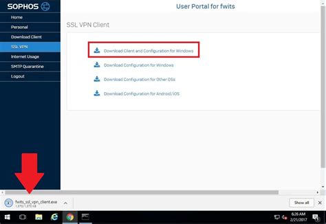 How To Install And Login The Ssl Vpn Client For Windows 10 Discussions Sophos Firewall
