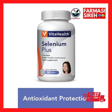 Vitahealth Selenium Plus 30 Tablets Shopee Malaysia