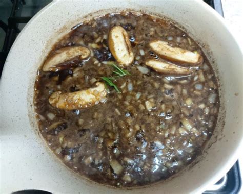 스테이크 소스 레드 와인 소스 만들기