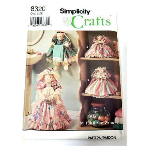 Simplicity Sewing Pattern 8310 Crafts Bathroom Bunnies Covers Uncut