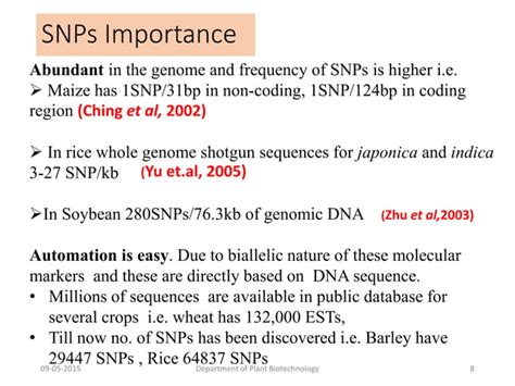 Snp Mining In Crops Pptx