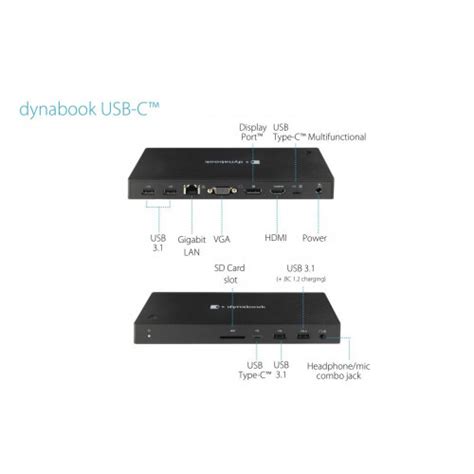 Dynabook Docking Station Usb C For Port G A X X W X X T Satellite Pro A