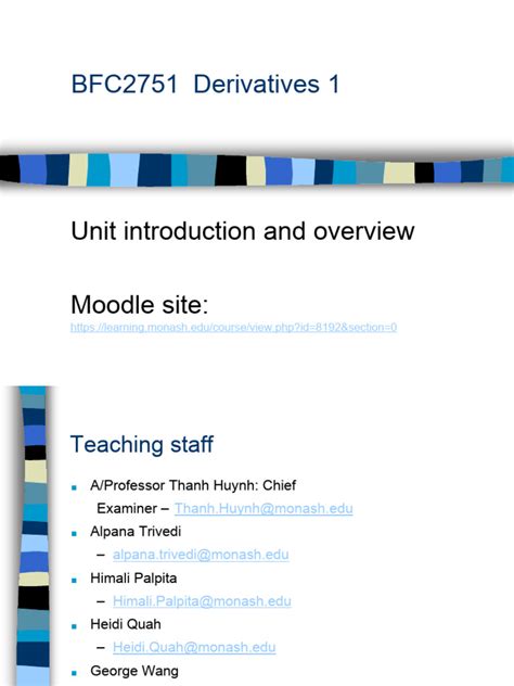 Unit Introduction 1perpage Pdf Derivative Finance Quiz