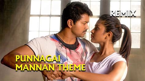 Punnagai Mannan Theme Remix Youtube