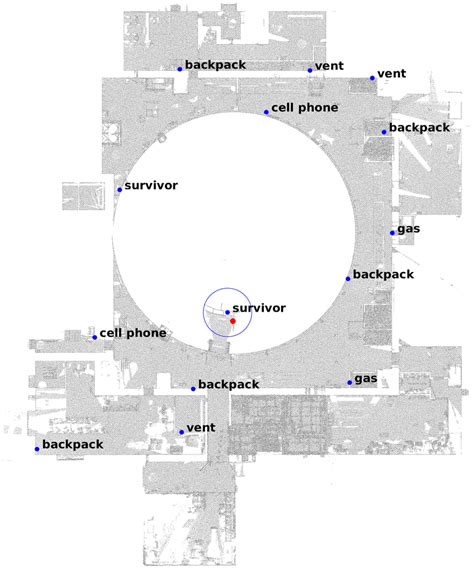 A Topdown Ground Truth Map Of The First Floor Of The Alpha Course With Download Scientific