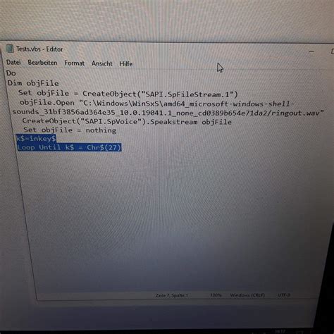 kann man ein vbscript per tastendruck beenden computer programmieren cmd