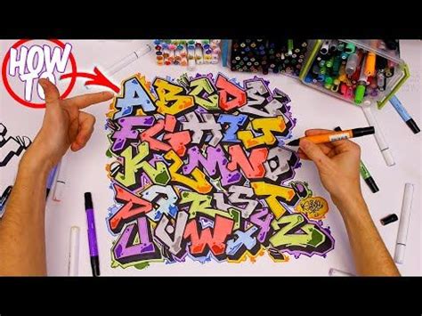 How To Draw Graffiti Letters Tutorial Basic Straight Piece Graffiti