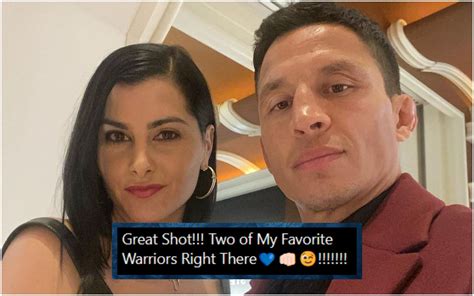 Joseph Benavidez Youre Super Hot” Ufc Presenter Megan Olivi Shares Love Filled Message For