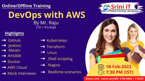 Devops With Aws Demo Session 1 Online Training Srini It Youtube