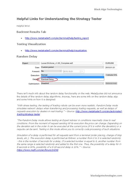 Understanding Random Delay Algorithms Insights Into How Metaquotes Simulates Network Delays And