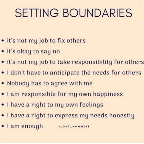 Setting Healthy Boundaries For Self Love