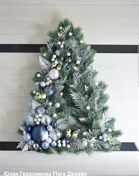 Настенная ёлочка | Рождественские идеи, Рождественские украшения ...