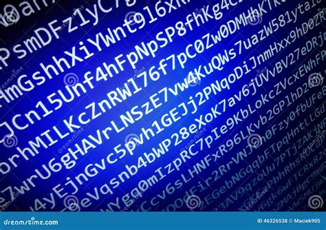 Abstract Data Bits Stream Background Stock Illustration Illustration