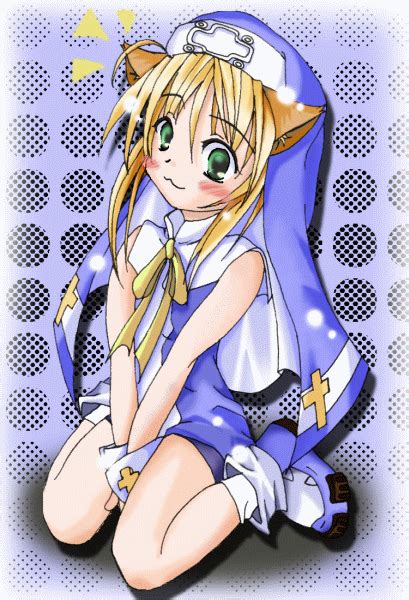 Safebooru 3 Blonde Hair Blush Bow Bridget Dress Game Green Eyes