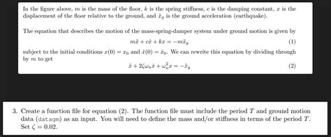 Solved Provide Matlab Code And Explanation Create A Chegg