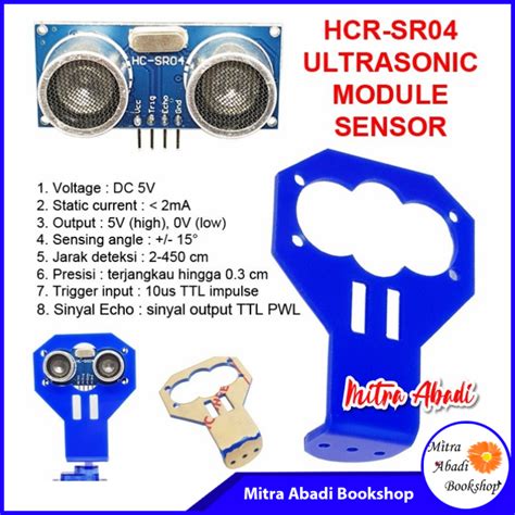 Jual Hc Sr04 Ultrasonic Ranging Sensor Module Modul Sensor Ultrasonik Shopee Indonesia