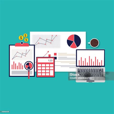 계산기에 의지합니다 재무 관리 재무 관리 최적화 의무 재무 회계의 개념 Ui 배너 모바일 앱을 위한 플랫 디자인의 벡터 일러스트