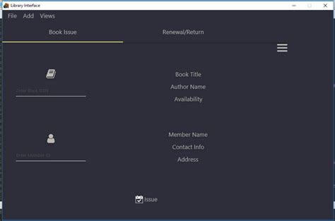 Github Momojohnson Javafxlibraryapp A Library App Done With Java