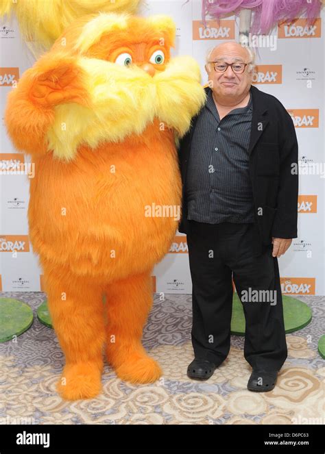 Danny DeVito The Lorax Photocall Held At The Dorcester London England Stock Photo