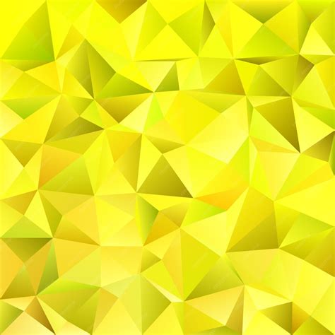 Free Vector Yellow Abstract Chaotic Triangle Pattern Background Mosaic Vector Design