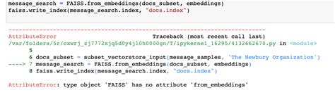BUG FAISS From Embeddings Doesn T Seem To Exist Issue 2165