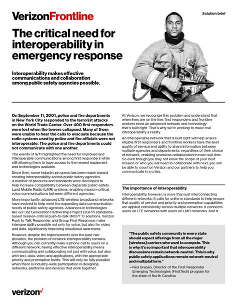 The Critical Need For Interoperability In Emergency Response