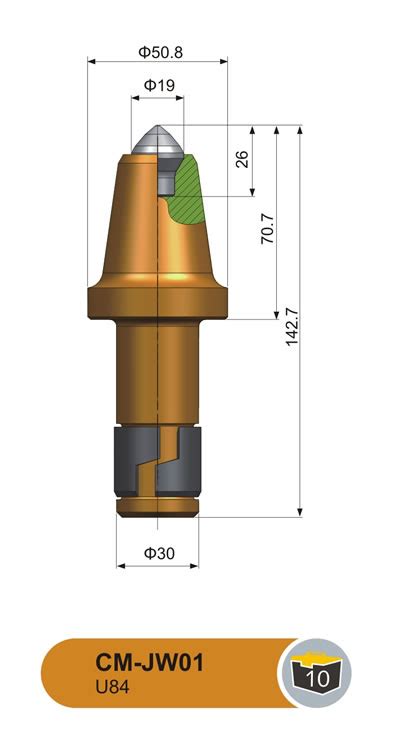 cm jw01，coal mining tools road milling foundation drilling trenching
