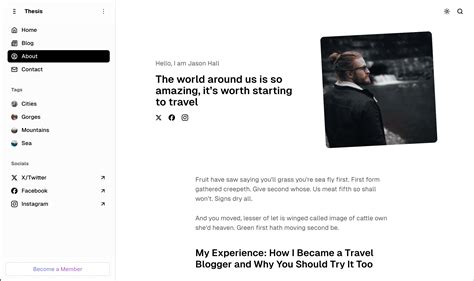 About Template Thesis Theme Documentation Priority Vision