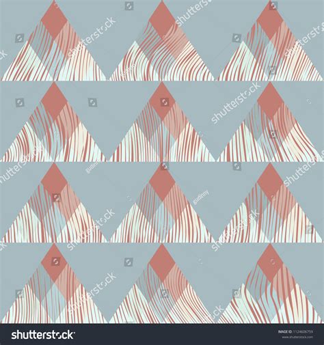 Retro Triangle Pattern Vector Eps 10 Stock Vector Royalty Free