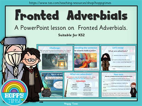 Fronted Adverbials Lesson English Spag Teaching Resources