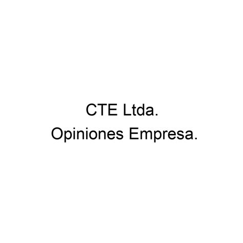 Opiniones Cte Ltda 56983610934
