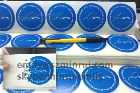 사용자 정의 보증 무효 경우 씰 깨진 또는 제거 스티커 씰 교정 무효 제거 라벨