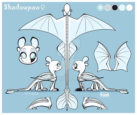 Light Fury Shadowpaw Oc By Kripta 00 On Deviantart