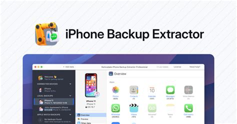 Iphone Backup Extractor Recover Ios Data From Itunes Backups And Icloud