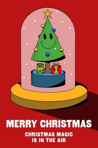 Premium Vector Christmas Tree Premium Vector Illustration