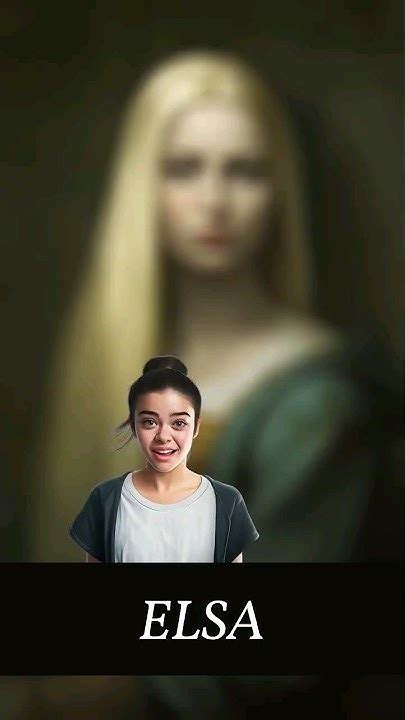 Elsa As A Mona Lisa Youtube