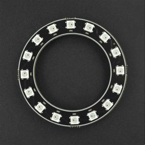 Dfrobot Neopixel Ring 16x Ws2812 Rgb Led Bastelgarage Elektronik Online Shop