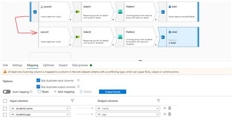 Split The Json File Which Contains Arrays To Store Each Array In Sql Table Using Azure Data Flow