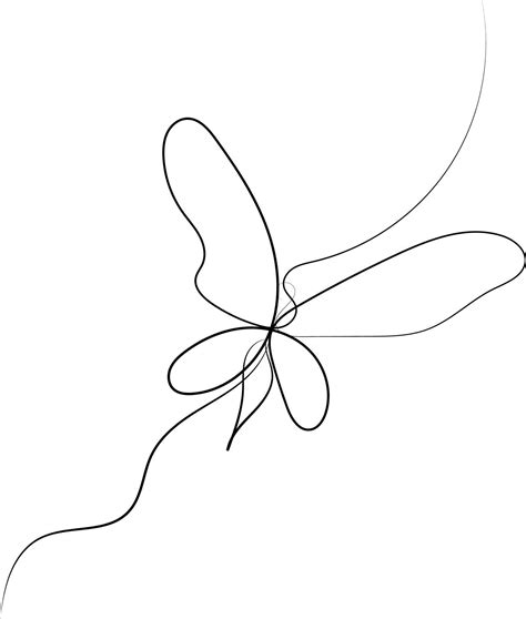 Free Vector Beautiful Butterfly Outline Illustration 16225611 Vector