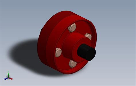 法兰连接保护型实体工程零件设计和装配 Solidworks 2012 模型图纸免费下载 懒石网